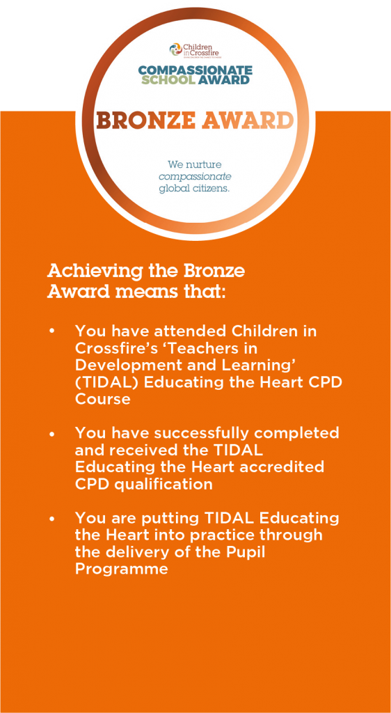 Compassionate School Award - Children in Crossfire